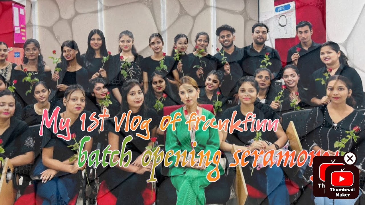 Batch opening party in frankfinn institute #frankfinnstudent #frankfinn_patna#vlog - YouTube