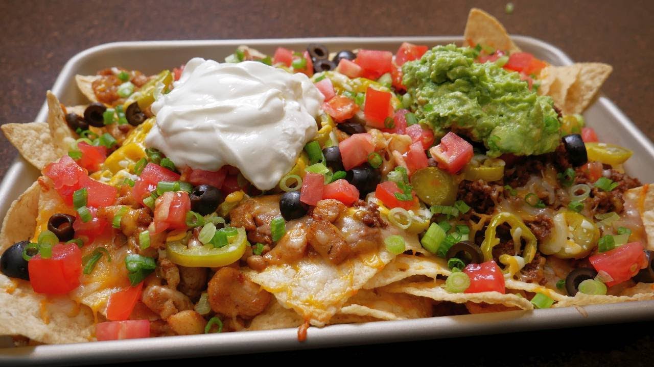 How to make the best homemade Nachos using Beef or Chicken - YouTube