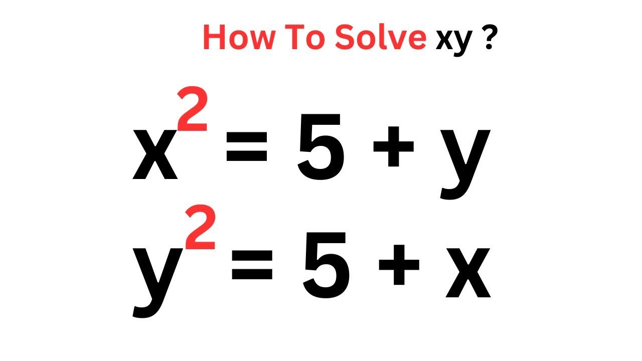 A Beautiful Math Problem | Olympiad Mathematics... - YouTube