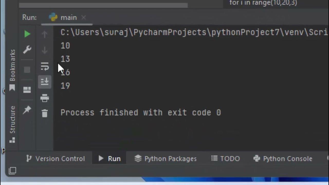 For Loop and steps in Python@COMPUTEREXCELSOLUTION - YouTube