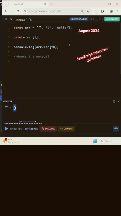 Javascript Interview Questions Javascript Programming Webdevelopment Softwareengineer 