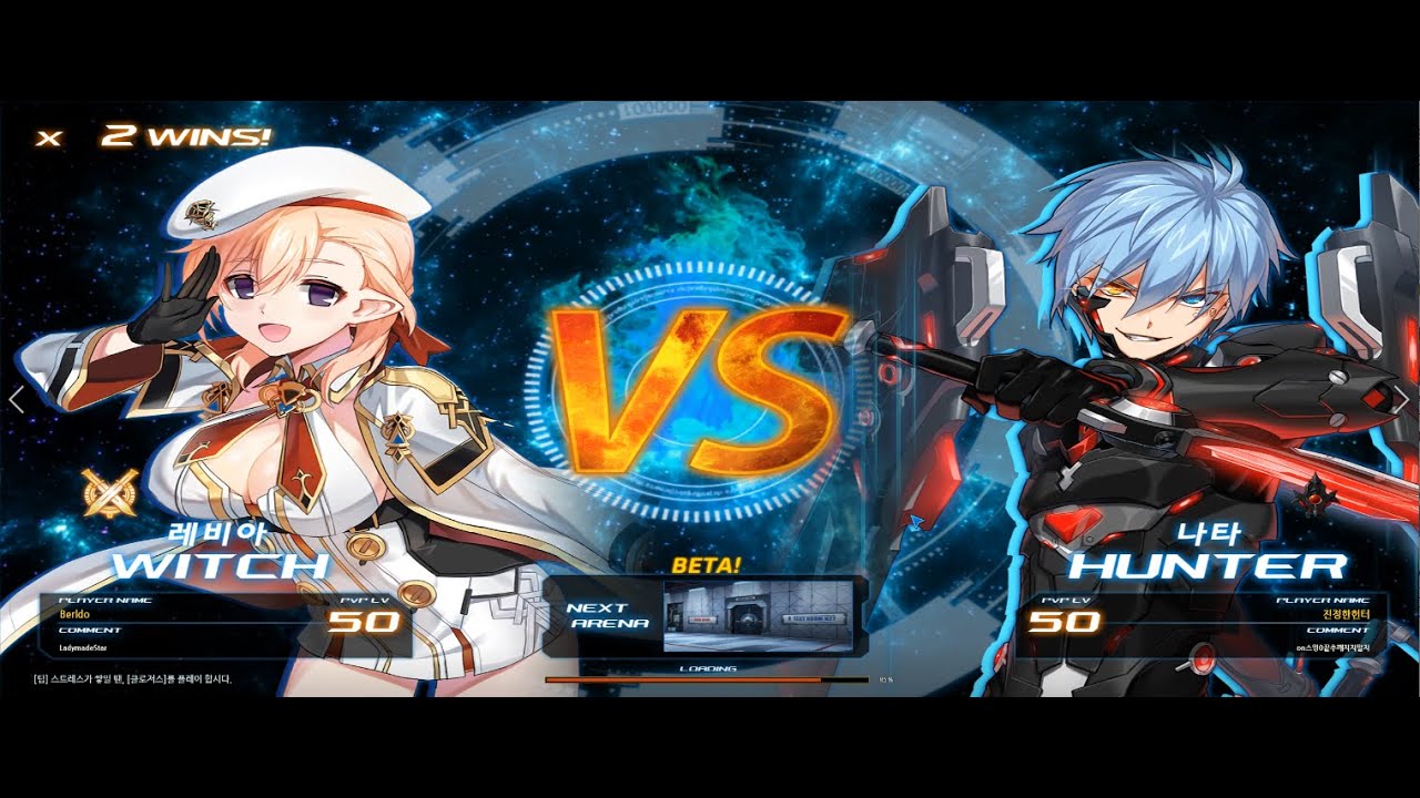 [Closers/클로저스 pvp] nata(나타) vs levia(레비아) - YouTube