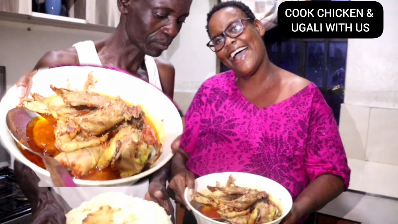 MOM & DAD COOKING DAY. | COOK CHICKEN & UGALI WITH OUR PARENTS. - YouTube