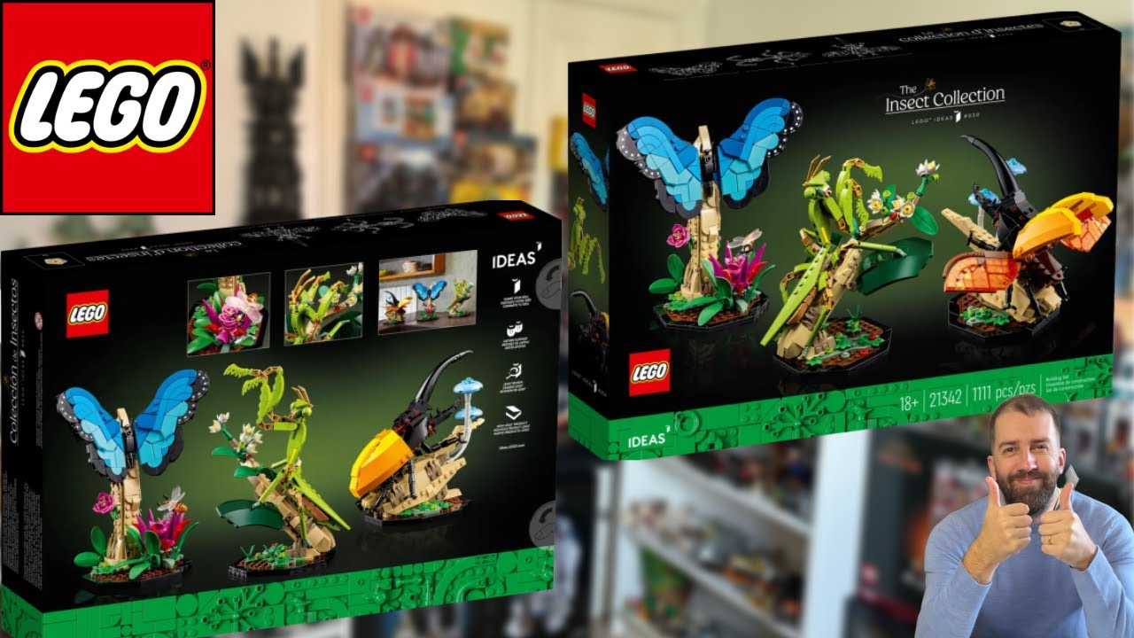 LEGO Ideas Insect Collection 21342 Official Reveal - YouTube
