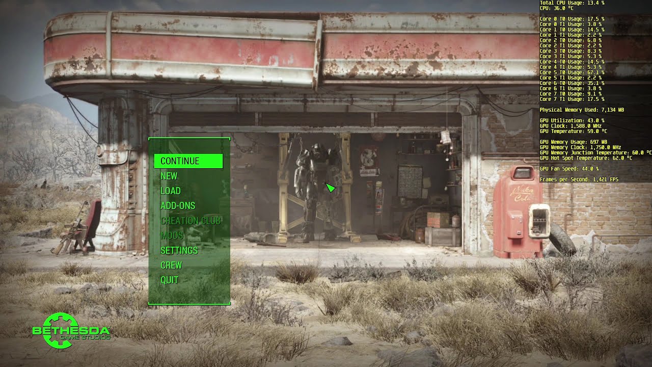 RX 5700XT - Fallout 4 (1440p Ultra) - YouTube