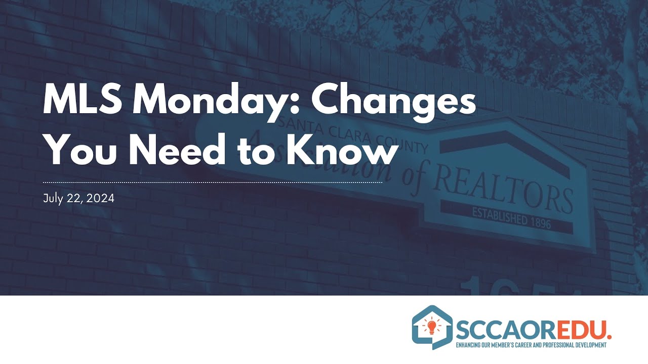 MLS Monday: Changes You Need to Know - July 22, 2024 - YouTube