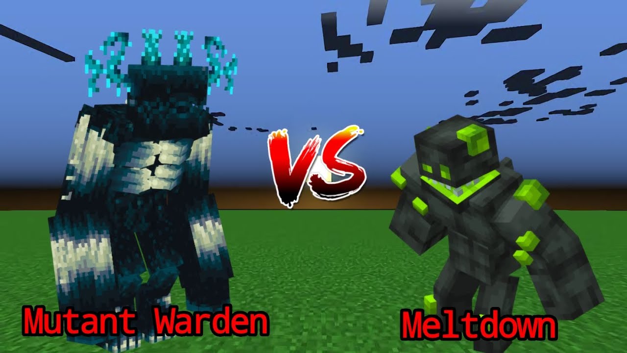 Mutant Warden vs Meltdown | Minecraft Mob Battle - YouTube