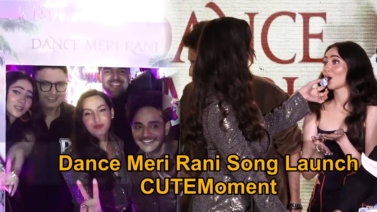 Dance Meri Rani Cute Moment With Guru Randhawa, Nora Fatehi - YouTube