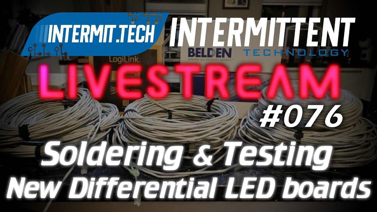 Intermit.Tech #076 - New Diff boards and length testing! - YouTube