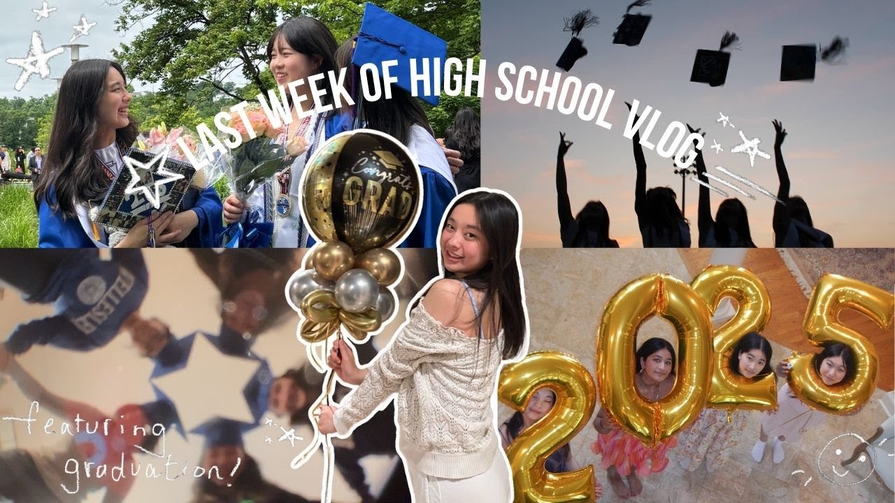 last week of high school & graduation vlog - YouTube