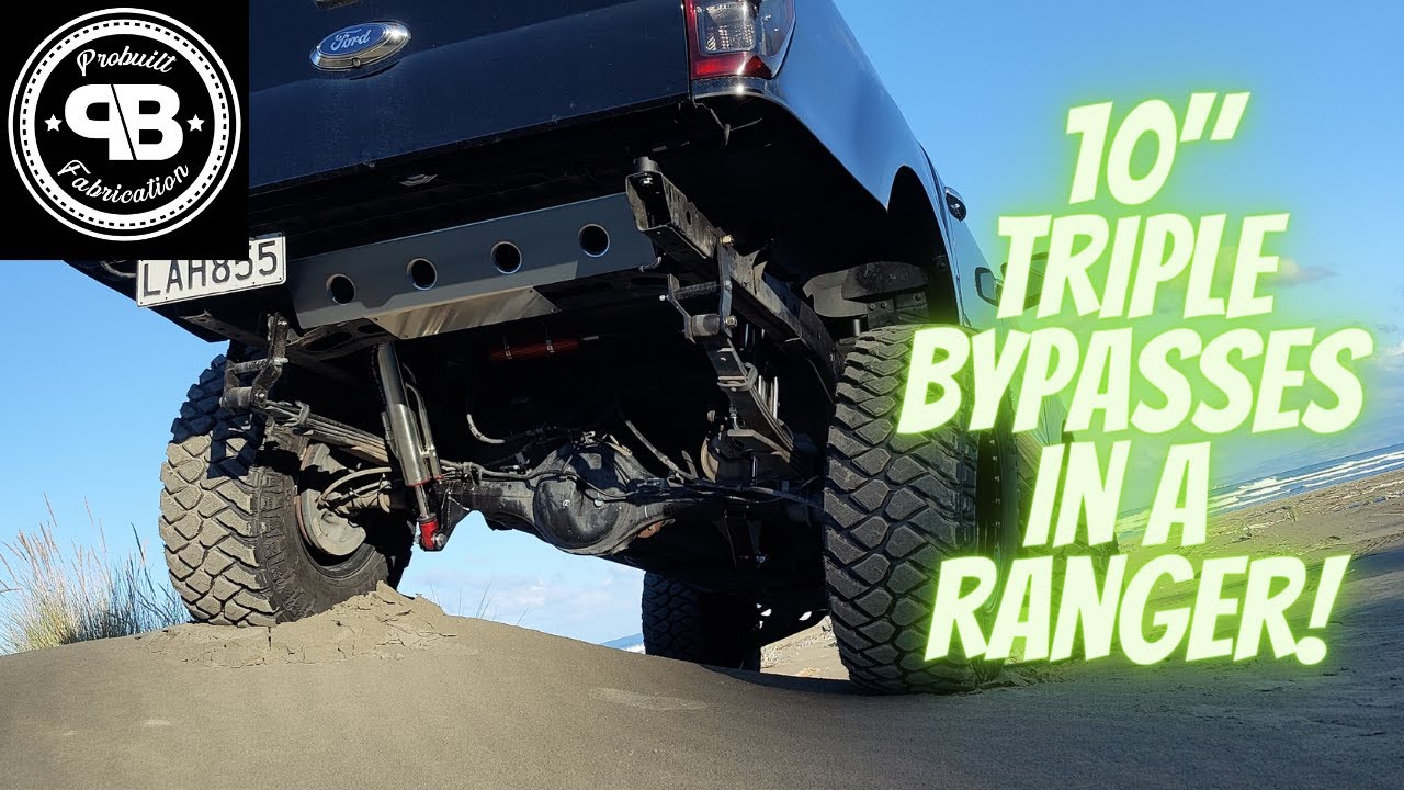 We put 10" Profender Triple Bypasses in the Ranger!!! - YouTube