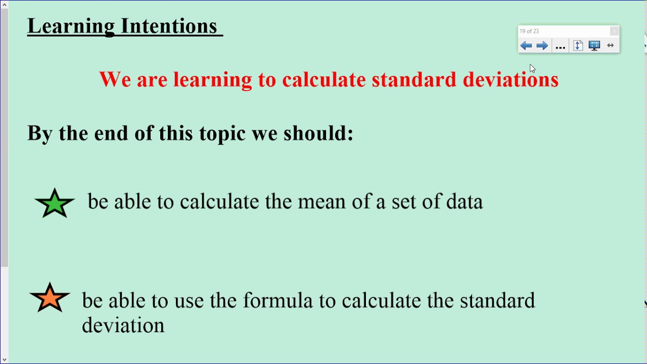 Standard Deviation Comparison 2 YouTube Standard Deviation Comparison 2 YouTube