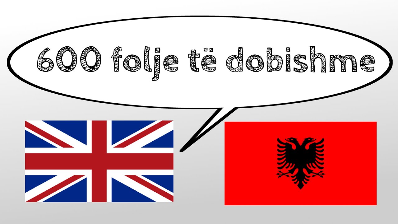 600 folje të dobishme - Anglisht + Shqip - (folës amtar) - YouTube