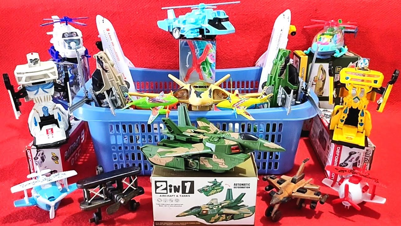 Keranjang Penuh Helikopter Mainan,Helikopter Robot,Pesawat Terbang ...