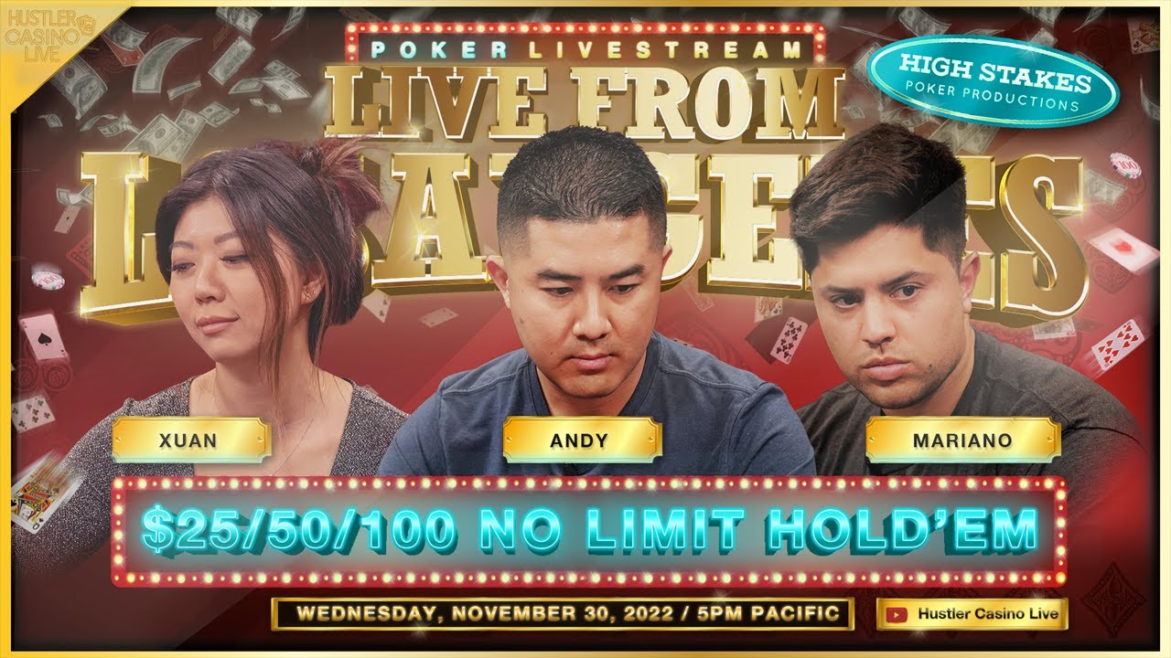 Mariano & Andy Play $25/50/100 w/ Xuan, GT & Johnny - Commentary by ...