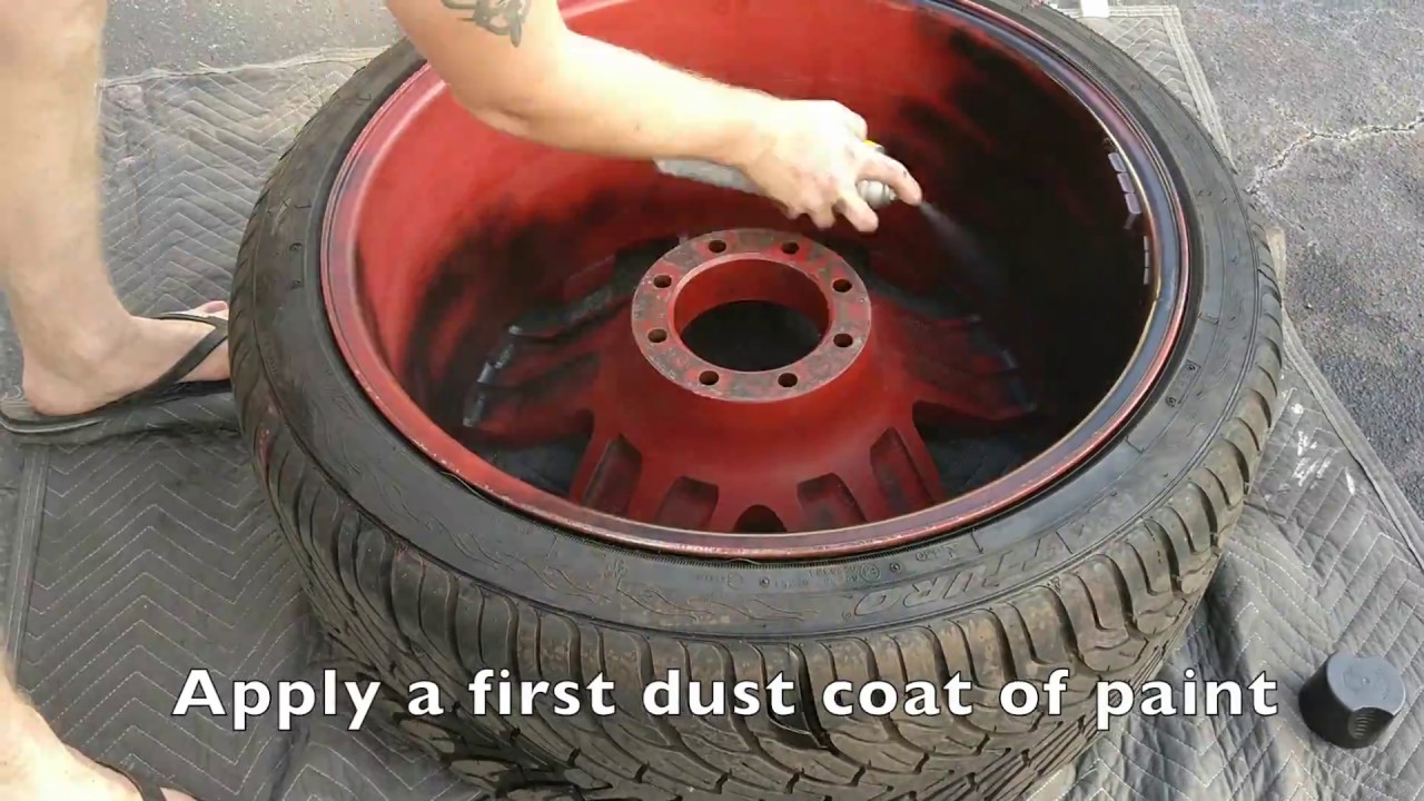 HOW TO CUSTOMIZE RIMS ONLY USING SPRAY PAINT! CUSTOM 24x12 KMC ...