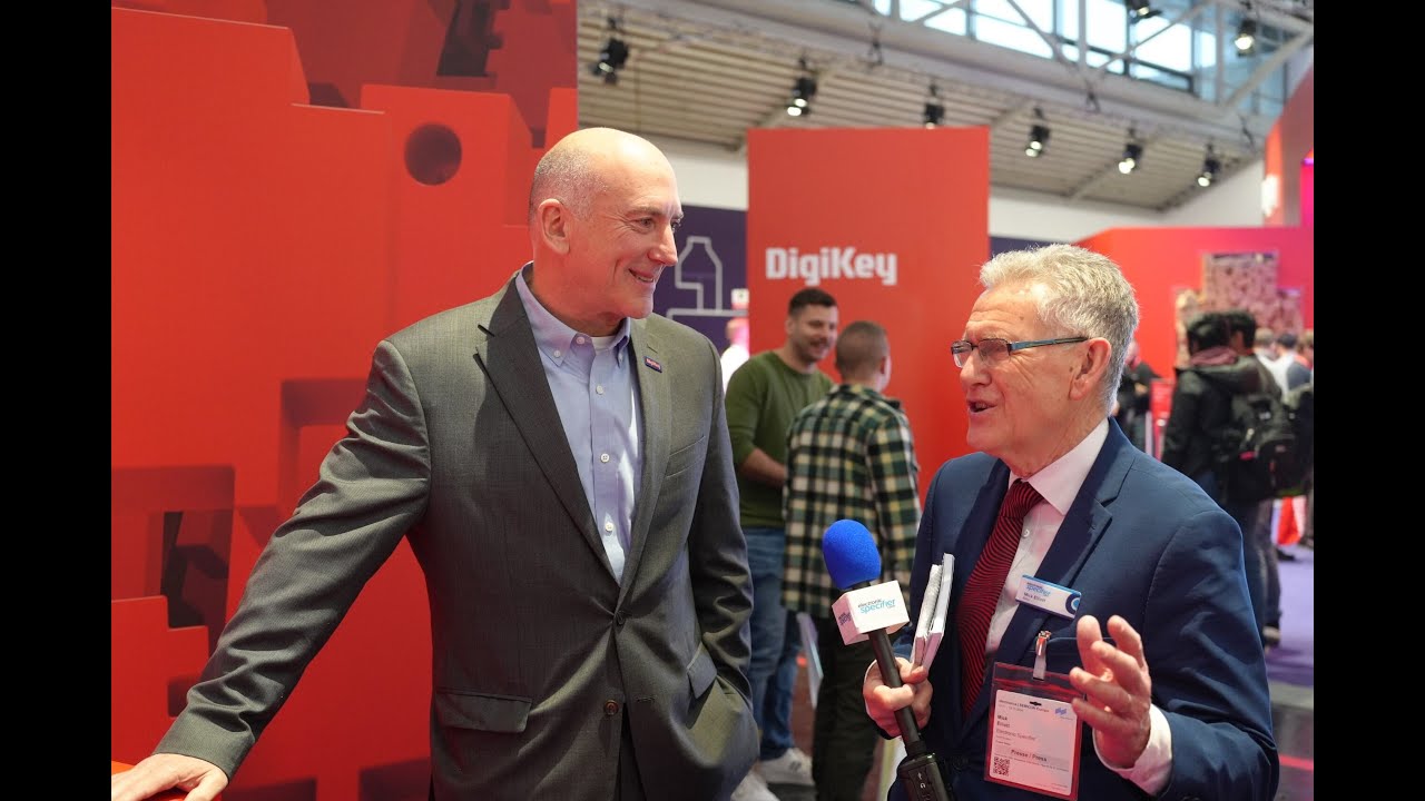 Electronic Specifier with the President of DigiKey at electronica 2024 ...