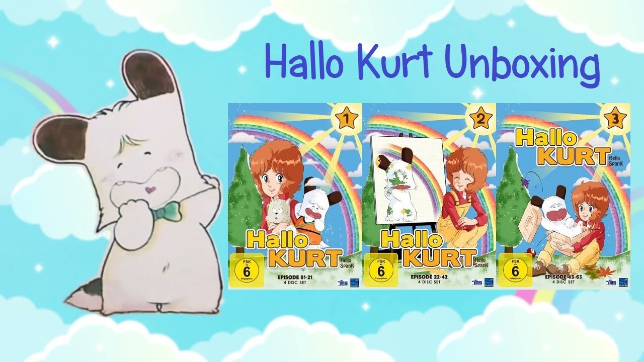 Hallo Kurt Unboxing aller 3 DVD-Boxen von KSM | Anime-Klassiker RTL2 ...