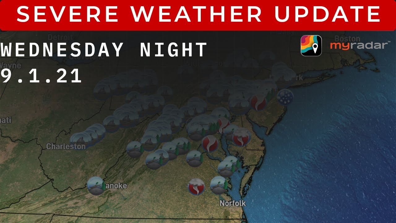 Severe Weather Update | Wednesday Night, Sept 1, 2021 - YouTube