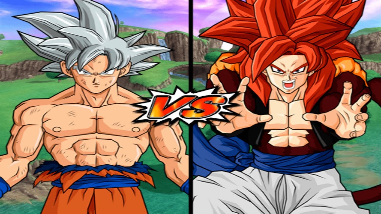 DBZ Budokai Tenkaichi 4 UI GOKU VS SSJ4 GOGETA - YouTube