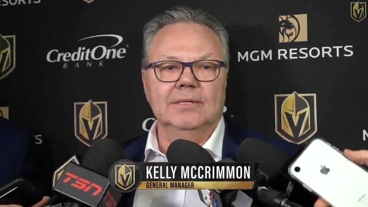 Vegas Golden Knights General Manager Kelly McCrimmon on coaching change ...