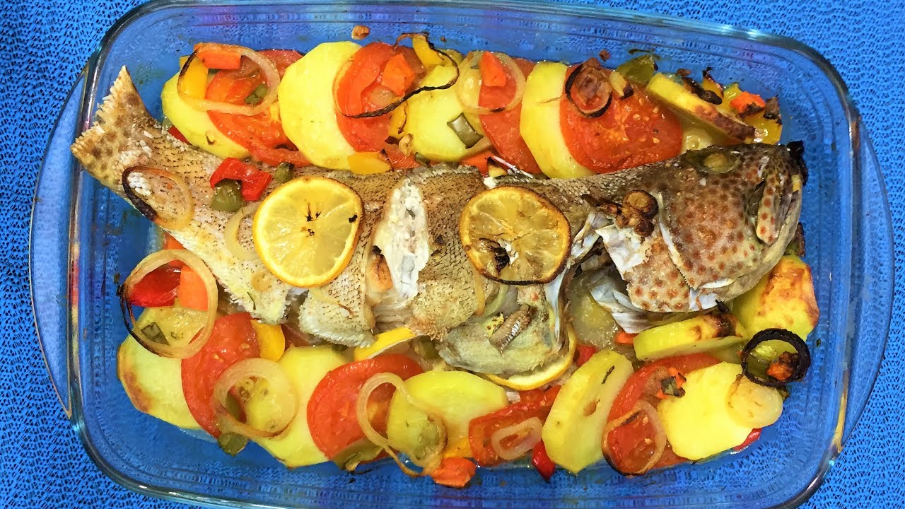 Peixe / Garoupa no Forno com Legumes - B Medina na Cozinha 71 - YouTube