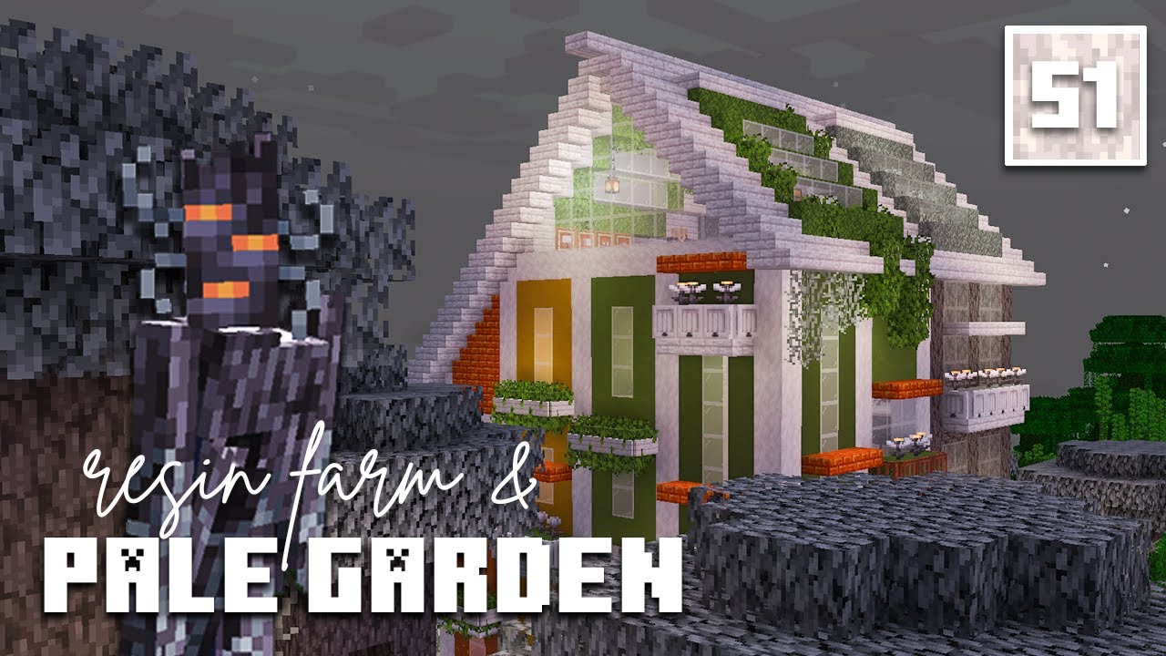 Pale Garden and Resin Farm- Let’s Play Minecraft 1.21 - Episode 51 ...