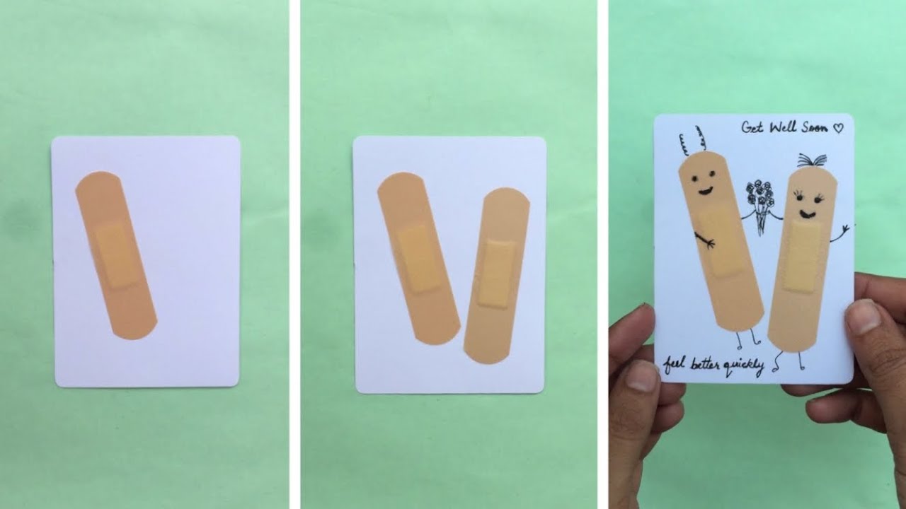 DIY get well soon card 🤩 | Paper crafts | Card ideas | DIY | Get well ...