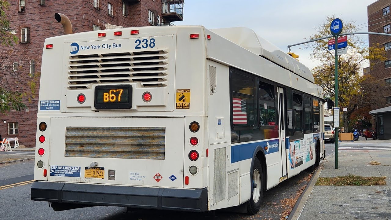MTA New York City Bus: 2011 New Flyer Industries C40LF #238 on the B67 ...