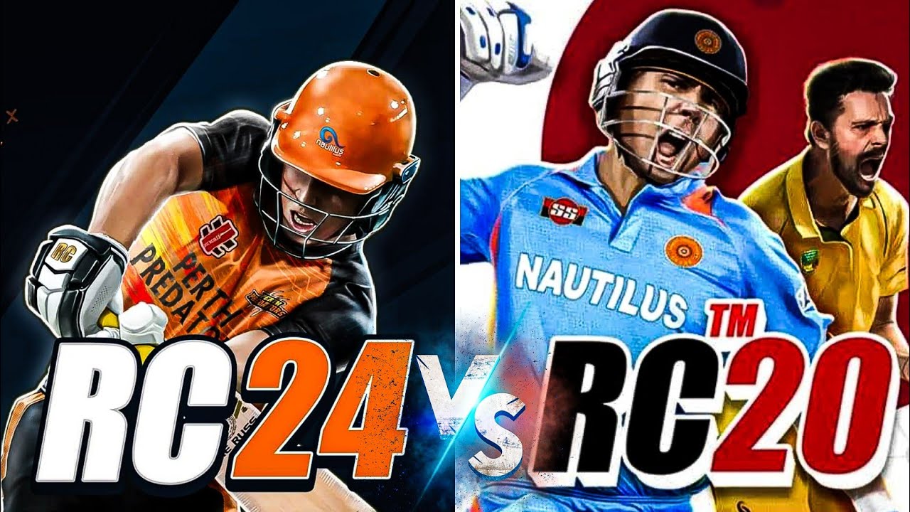 Real Cricket 24 vs Real Cricket 20 🔥🔥🔥 Which one is Best Cricket Game ...