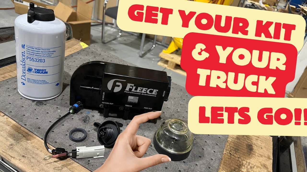 Fleece LOWER Fuel filter kit INSTALL | DIY in the TRUCK! #modified ...