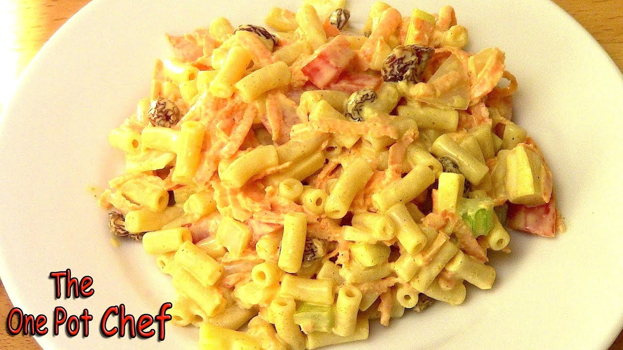 Macaroni Pasta Salad | One Pot Chef - YouTube