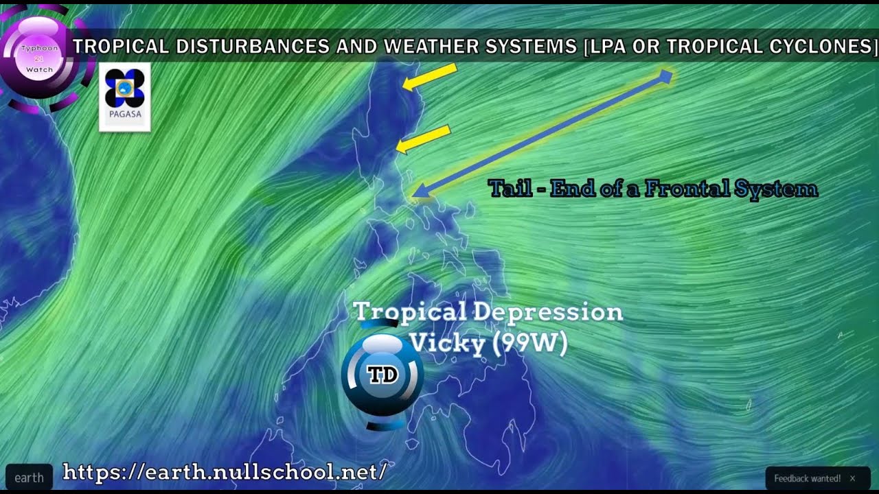 Weather Update | December 19 2020 | Bagyong Vicky (Tropical Depression ...