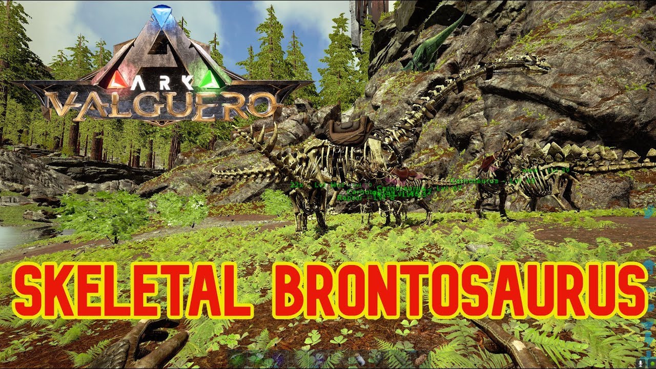 ARK: Survival Evolved - SKELETAL BRONTOSAURUS - YouTube
