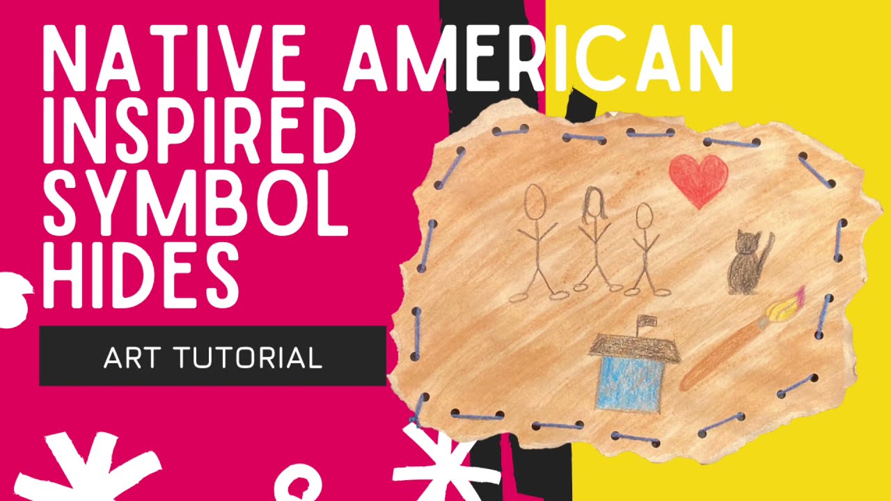 Native American Inspired Symbol Hides Elementary Art Lesson - YouTube