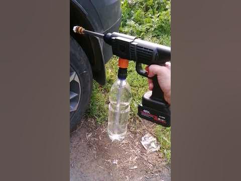 Аккумуляторная мойка высокого давления - YouTube
