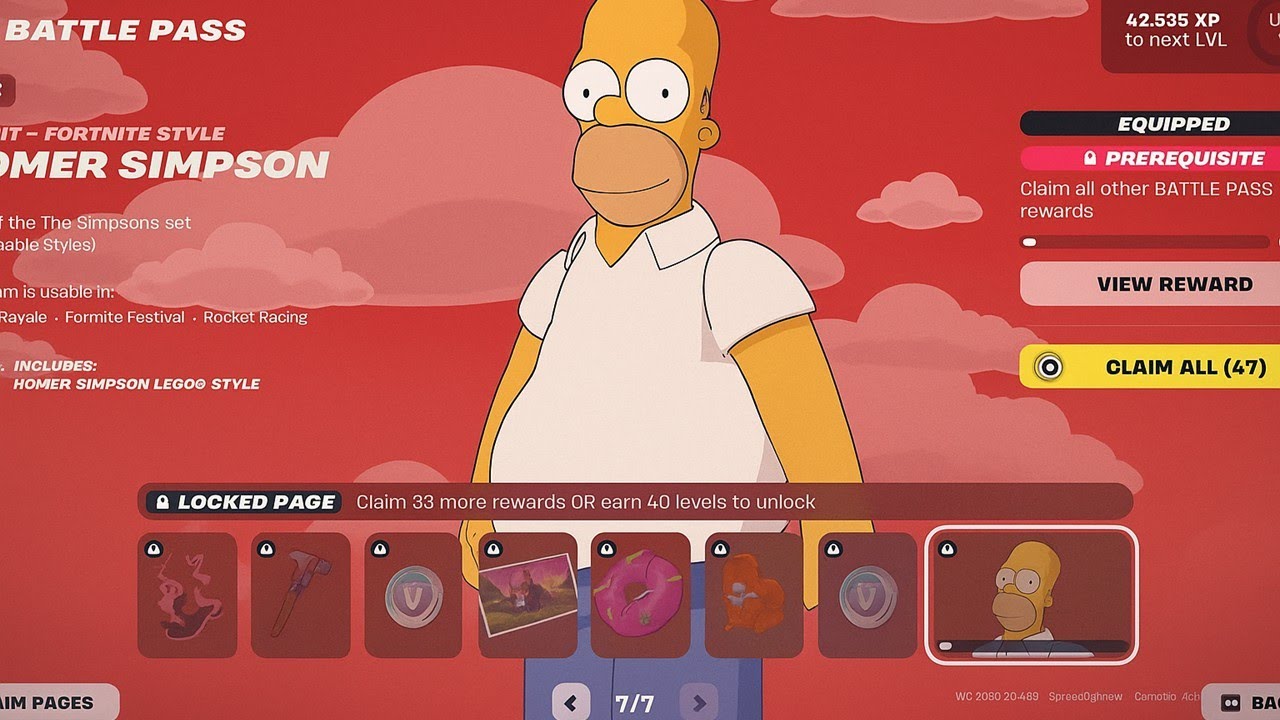 FORTNITE SIMPSONS BATTLE PASS REVEAL! | Homer, Marge, Bart, Maggie, Ned ...