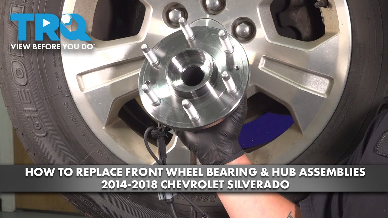How to Replace Front Wheel Bearing Hub Assemblies 2014-2018 Chevrolet ...