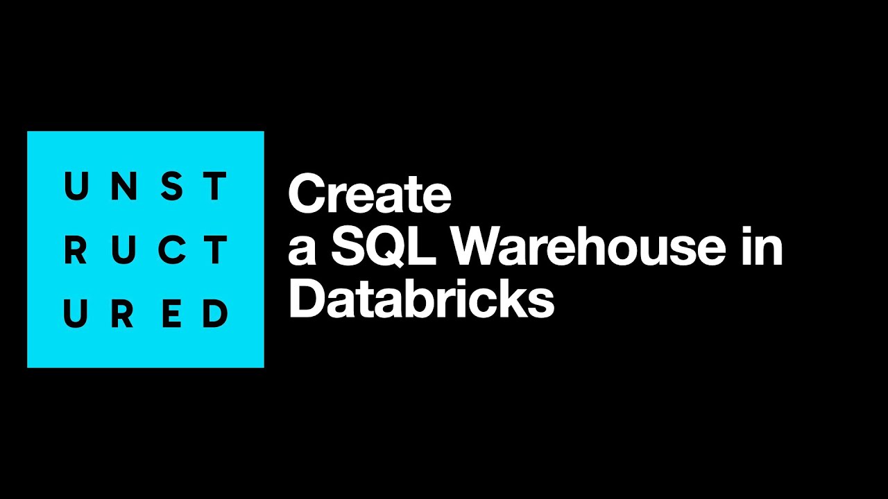 Create SQL Warehouse in Databricks - YouTube
