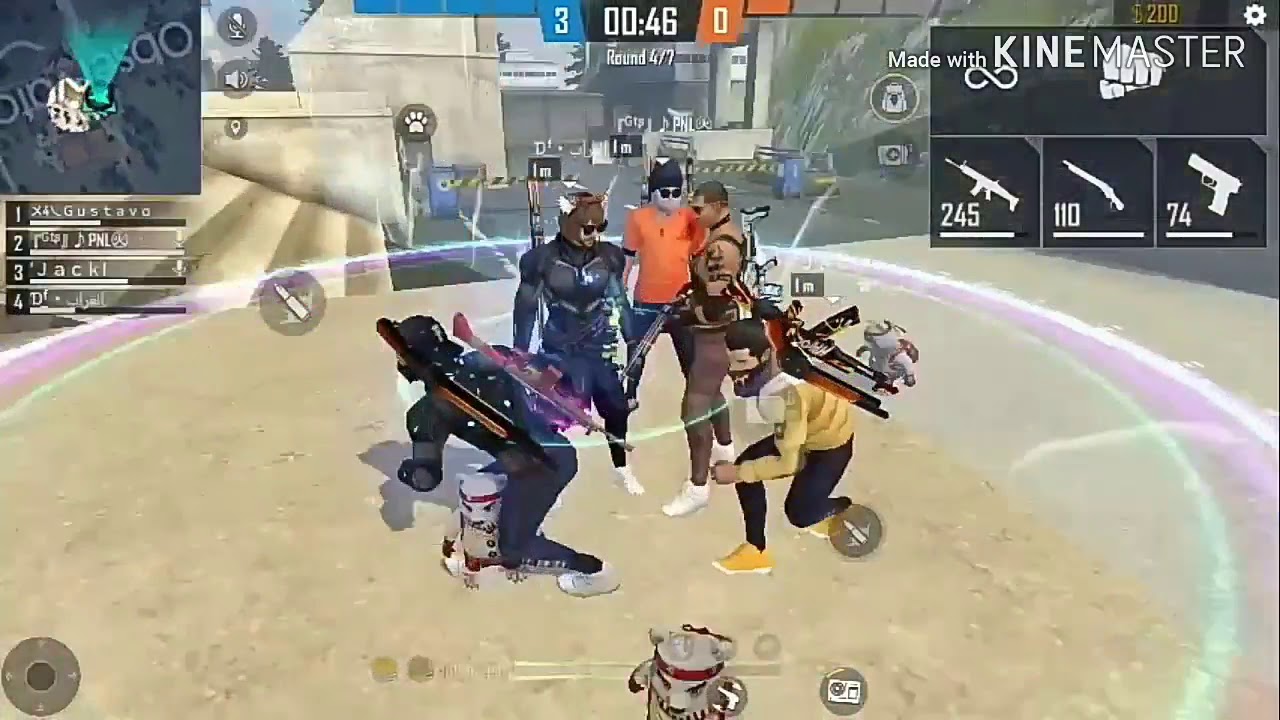 FreeFire : Highlight #1 Gustavo ☯ .. stronger weapons? or it's the ...