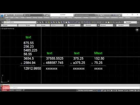 To multiply and addition in autocad (lisp) - YouTube