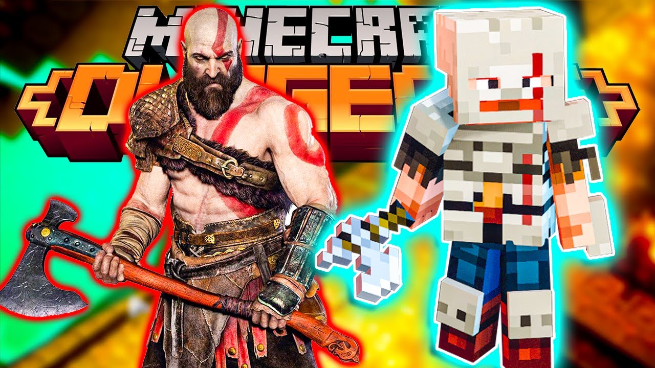 GOD OF WAR set in Minecraft Dungeons?! (#4) - YouTube