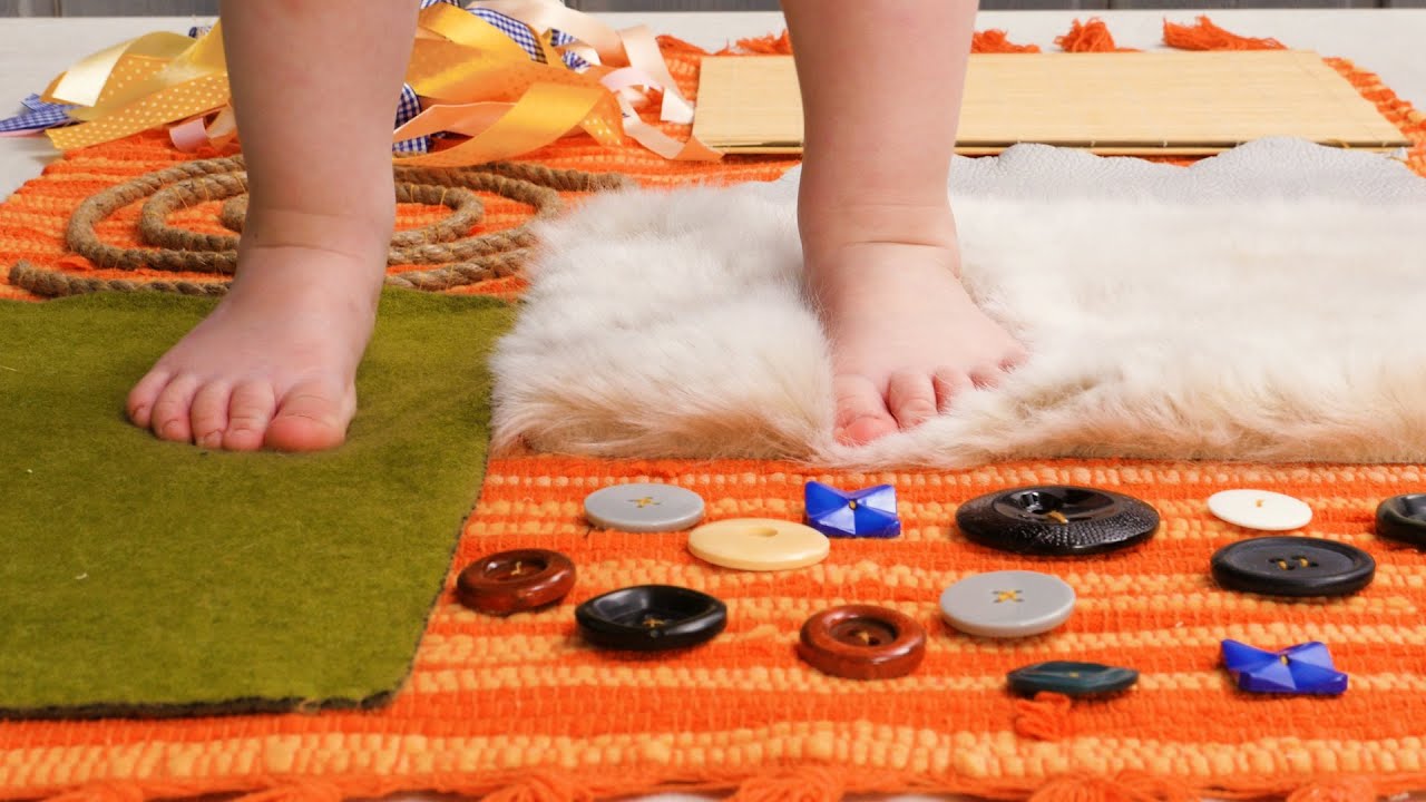 DIY Sensory Carpet for Babies & Toddlers | Easy & Budget-Friendly - YouTube
