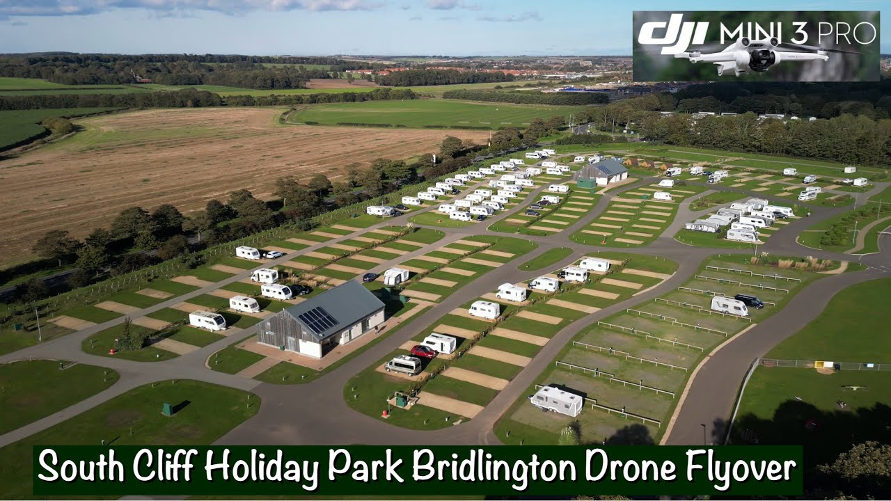 Exploring South Cliff Holiday Park Bridlington from the Sky | 4K Drone ...