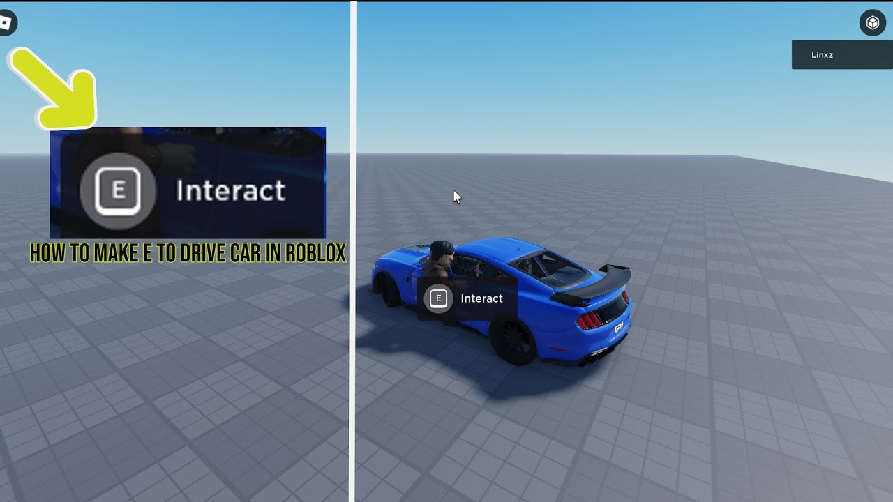 How to make e to drive car in roblox studio - YouTube