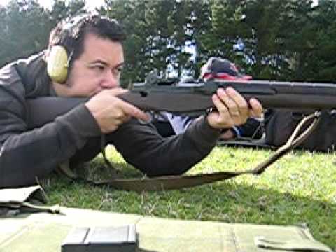 M14 in a service rifle competition. - YouTube
