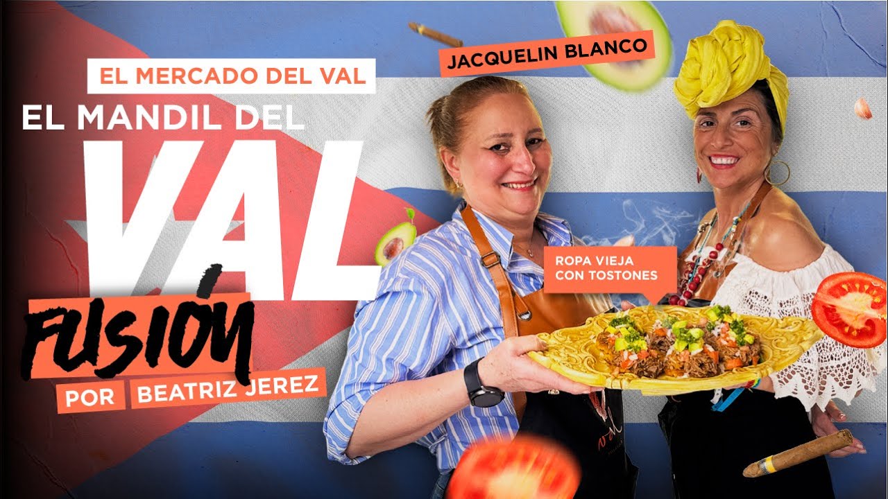 #RECETA 🧡 El Mandil del Val FUSIÓN | Ropa Vieja Cubana con Tostones con ...