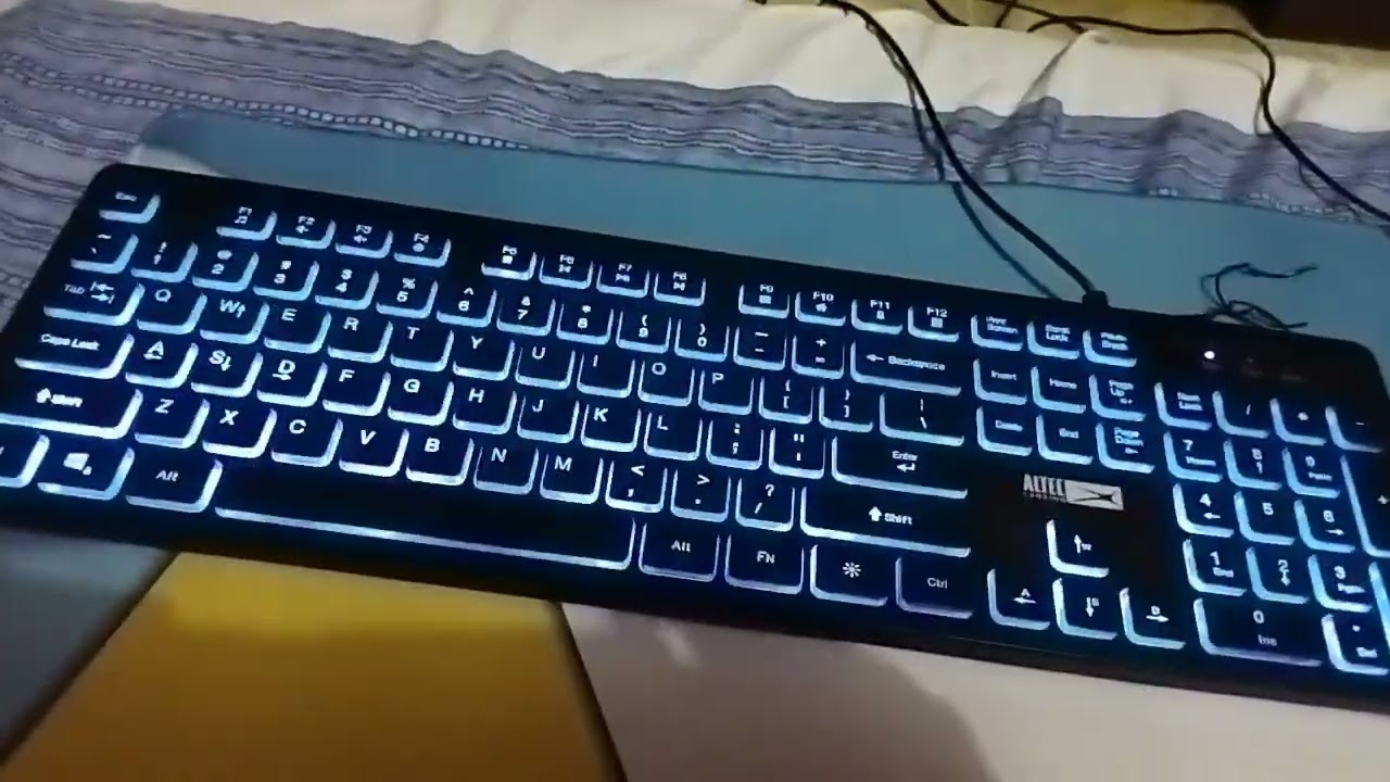 Altec Lansing ALGC-8264 Keyboard Mouse Gaming Combo Full RBG Backlight ...