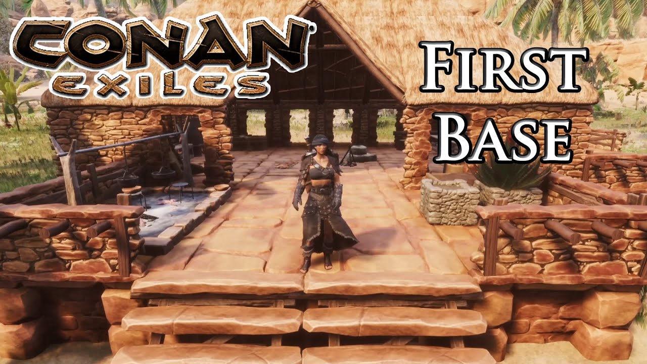 Conan Exiles First Base - YouTube
