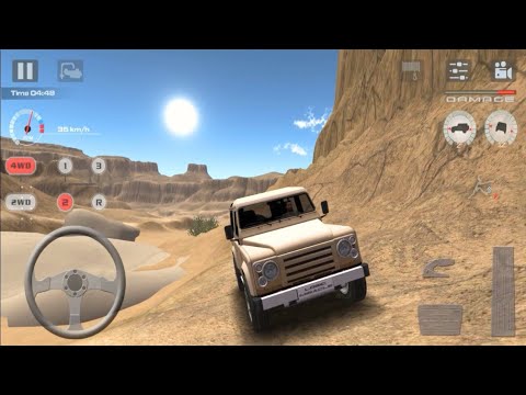 Offroad Drive Desert - Defender suv Android/iOS Car Game Gameplay - YouTube